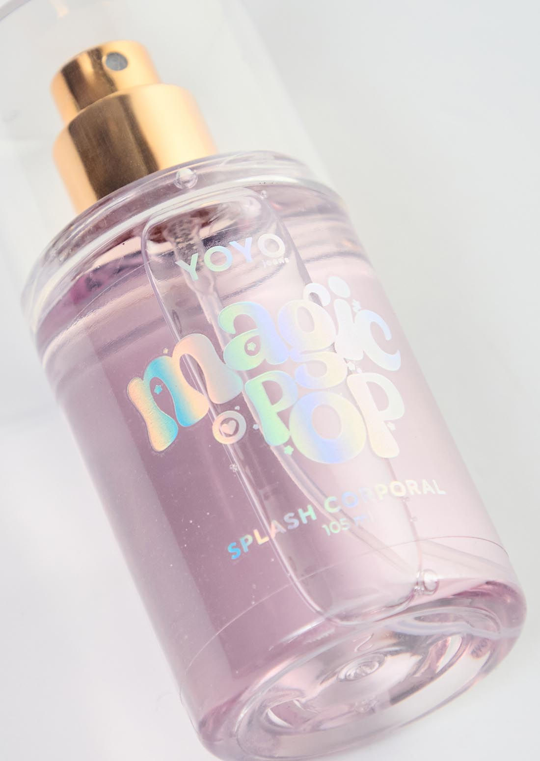 Splash corporal lila con glitter - yoyojeans